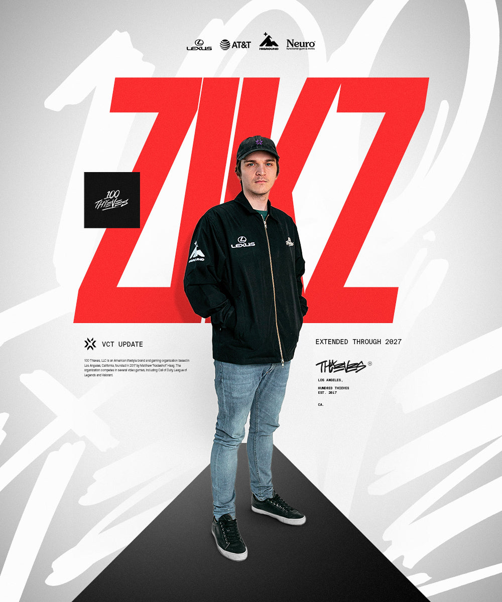 100 Thieves Renews Zikz as 100T VAL Head Coach