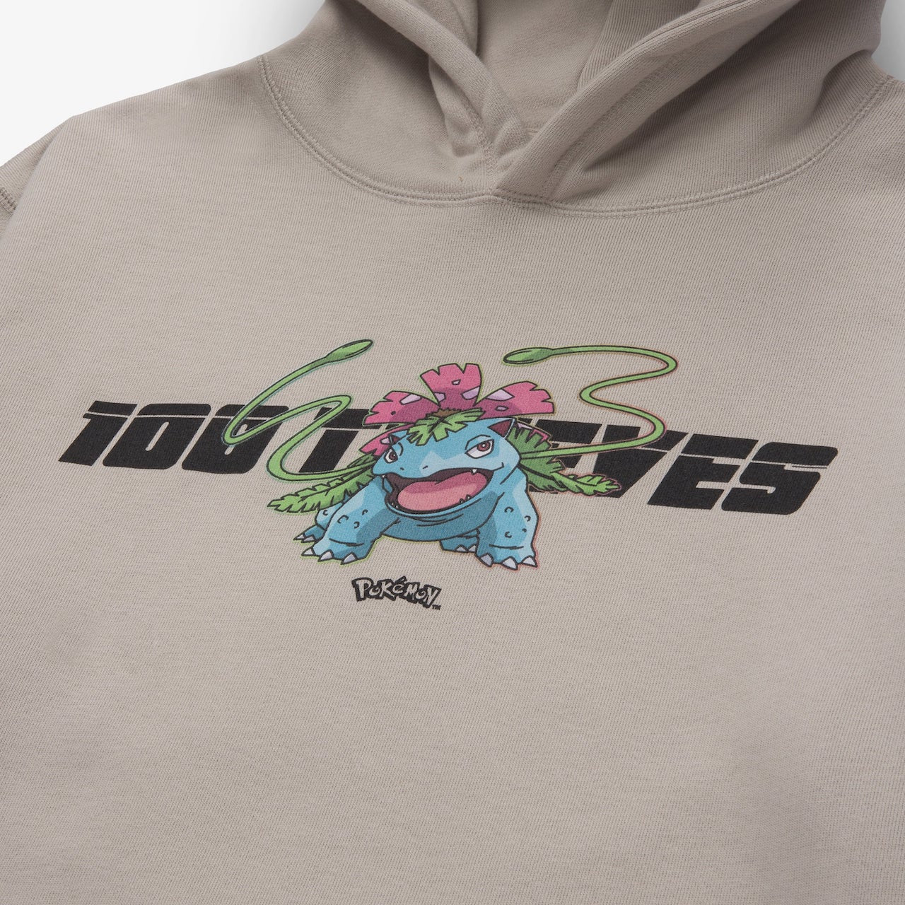 Pokémon + 100 Thieves | Venusaur Hoodie - Light Grey