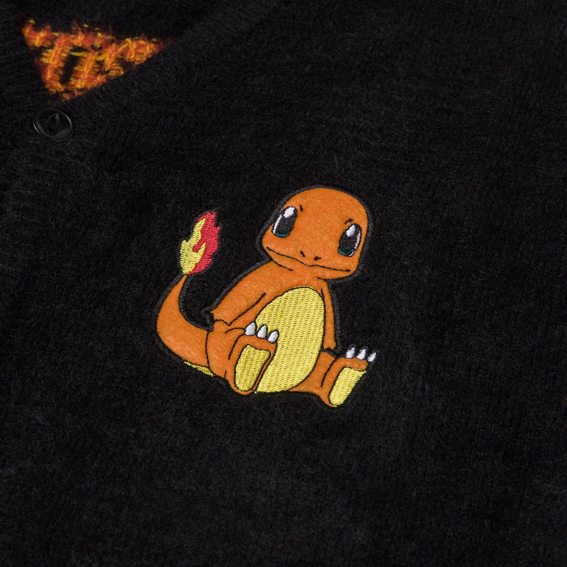 Pokémon + 100 Thieves | Charmander Cardigan - Black