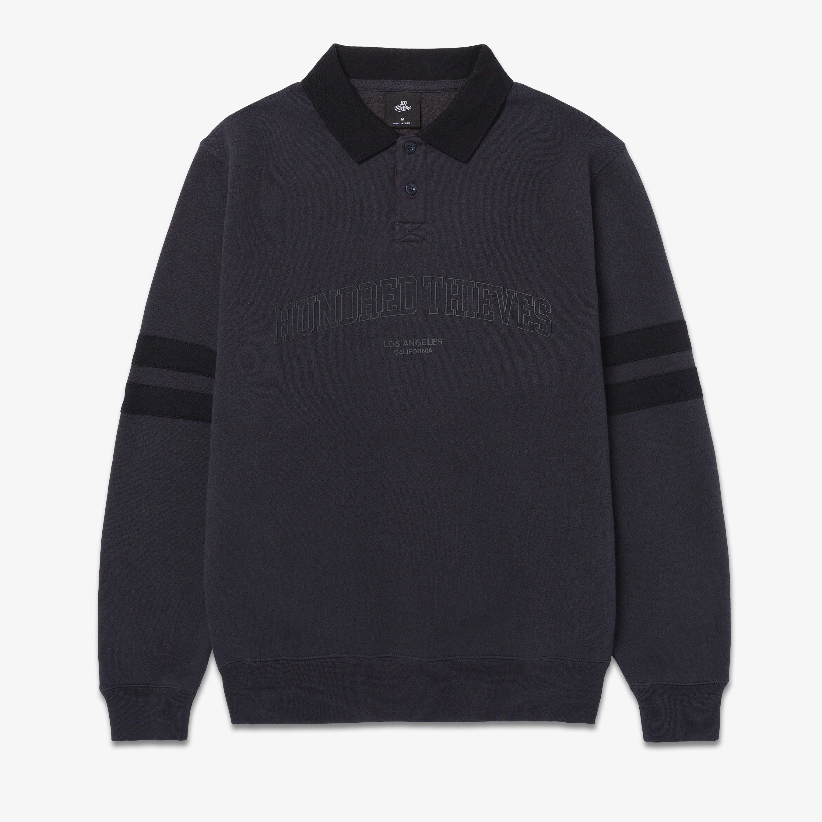 Foundations FW'24 Collared Crewneck - Phantom
