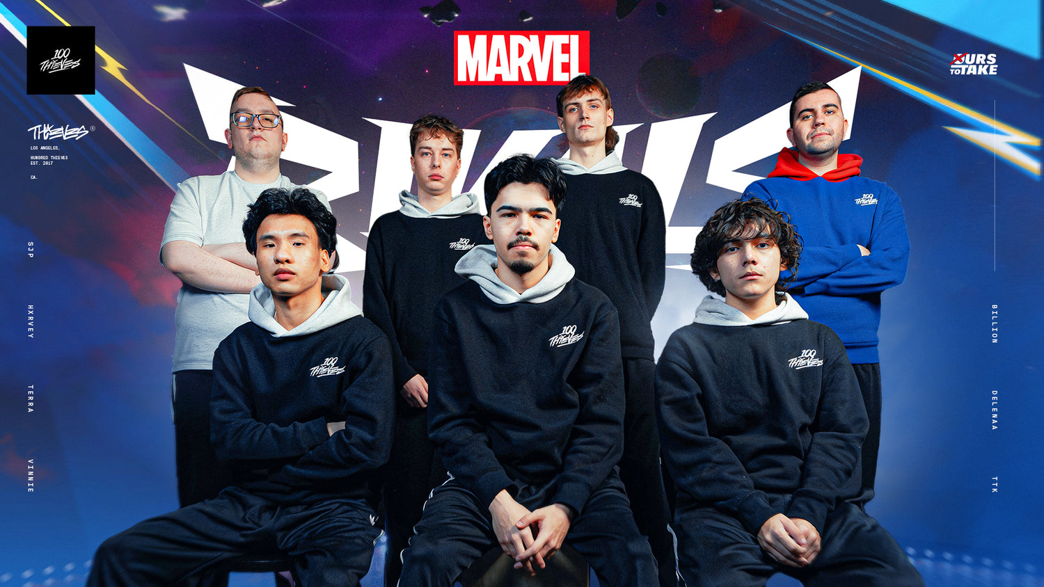 100 Thieves Marvel Rivals Team