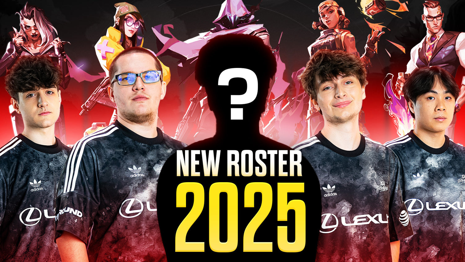 100T VALORANT Roster 2025