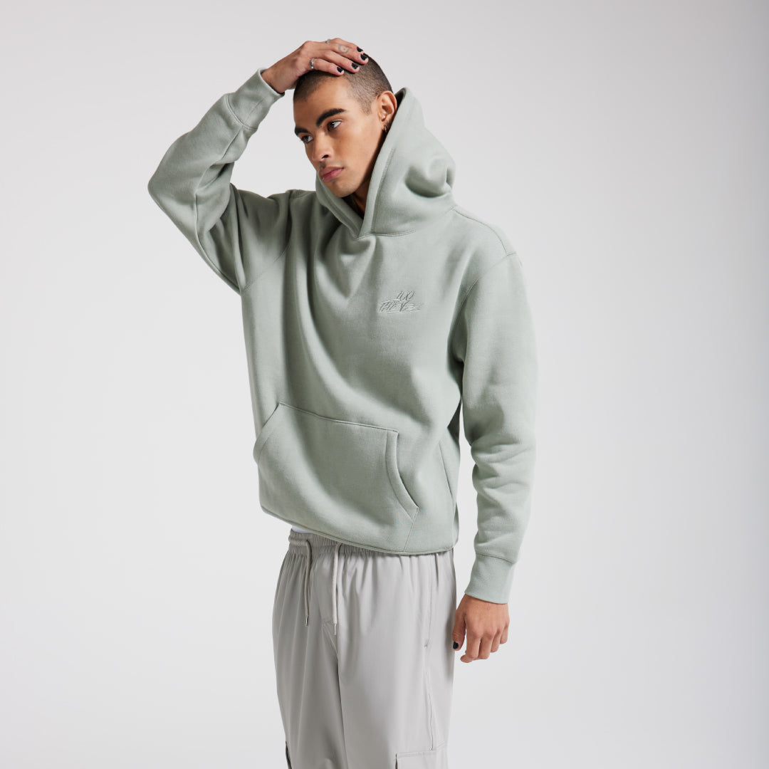 Foundations SS'24 Hoodie - Stonewash Green